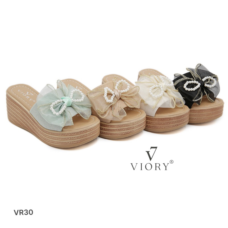 Jual VIORY Wedges Sandal Shoes #VR30 | Shopee Indonesia