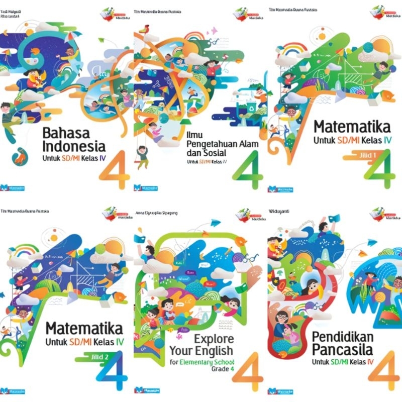 Jual BUKU PAKET KURIKULUM MERDEKA SD/MI KELAS 4 PENERBIT MASMEDIA | Shopee Indonesia