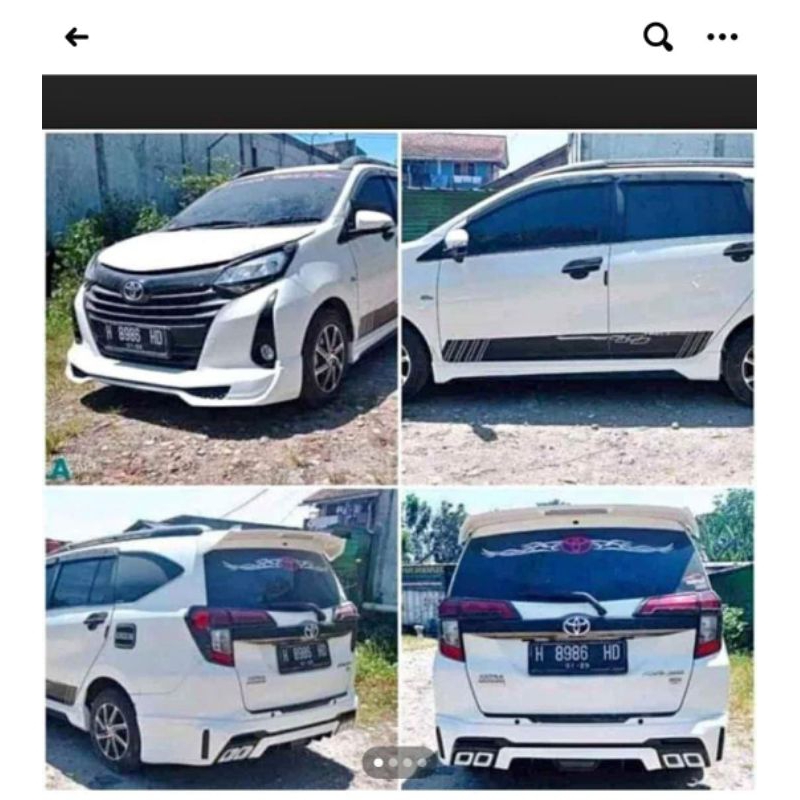 Jual BODY KIT CALYA FACELIFT THN 2019-2024 (1 SET) | Shopee Indonesia