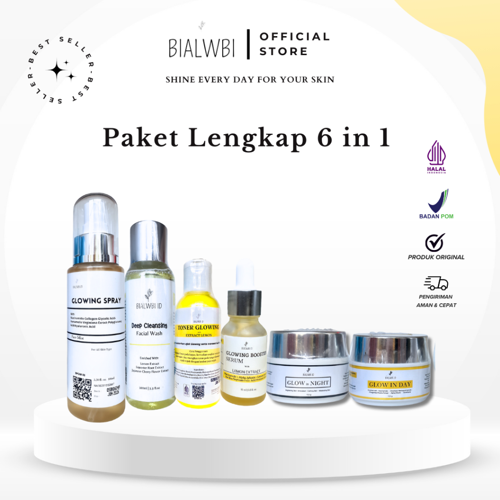Jual [PAKET LENGKAP 6]PAKET PELICIN BIALWBI | Shopee Indonesia