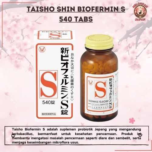 Jual Taisho Shin Biofermin S 540 tabs | Shopee Indonesia