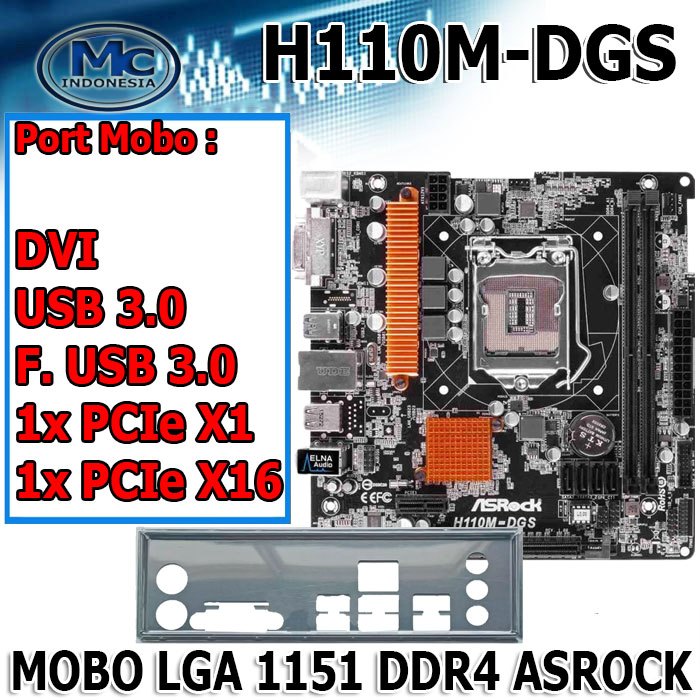 Jual Mainboard Intel H110 ONBOARD LGA 1151 | Shopee Indonesia