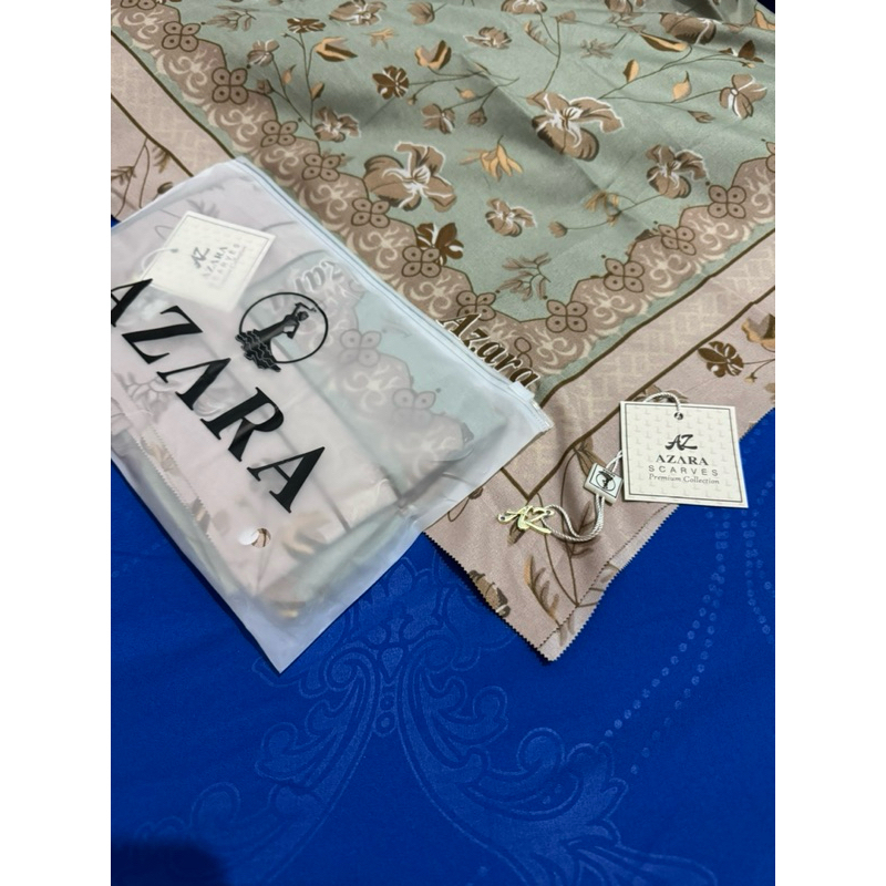 Jual 10 Hijab Azara Motif Pouch Oskara Motif Logo Packing Pouch ...