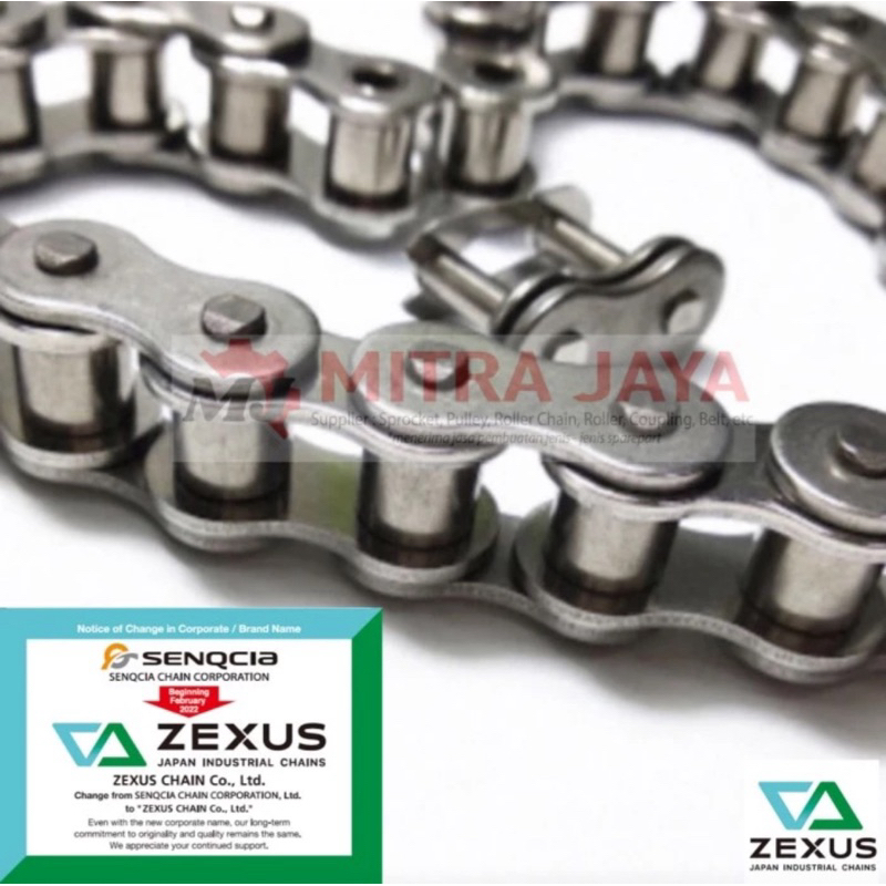 Jual RANTAI STAINLESS RS 40 - 1 ZEXUS (SENQCIA HITACHI) JEPANG CHAIN ...