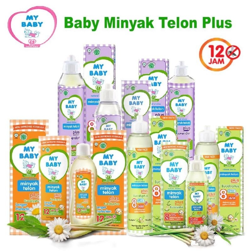 Jual MY BABY Minyak Telon Plus Eucalyptus Lavender 60ml 90ml 150ml ...