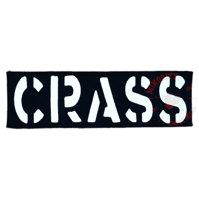 Jual Long Patch Longpatch Crass Emblem Panjang Emblem Punggung Emblem ...