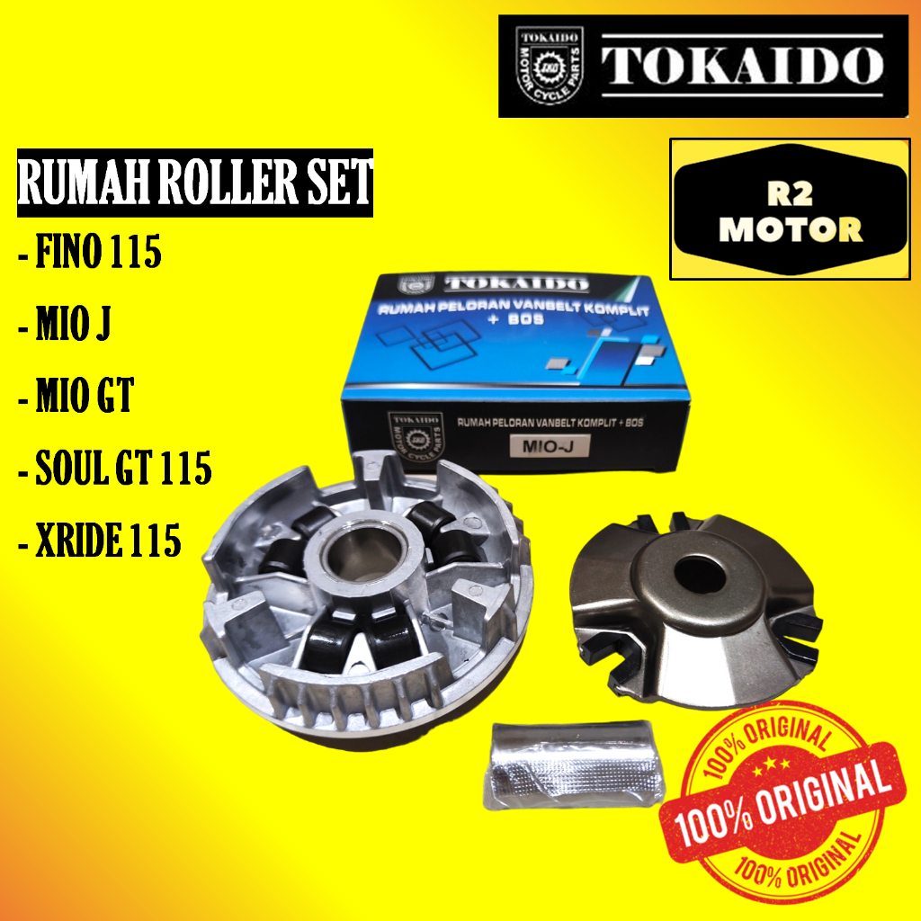Jual TKD RUMAH ROLLER SET KOMPLIT FINO MIO J SOUL GT XRIDE 115 TOKAIDO ...