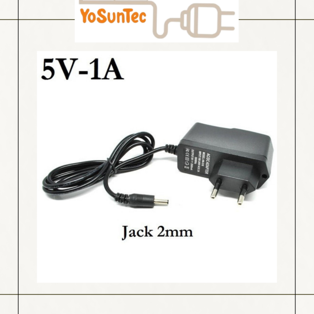 Jual Adaptor DC 5V 1A Adaptor 5 Volt 1 Ampere DC Power Supply 12V 1A / 5V 2A / 6V 2A / 9V 2A ...