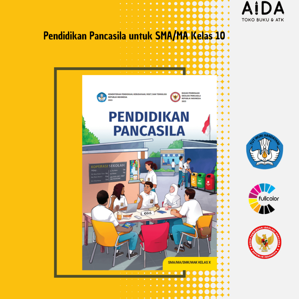 Jual Buku pendidikan Kurikulum Merdeka Pendidikan Pancasila SMA Kelas 10 Tahun 2023 - Buku Paket ...
