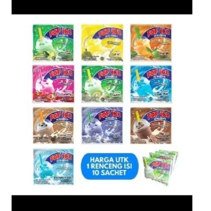 Jual Pop ice renteng isi 10pcs | Shopee Indonesia