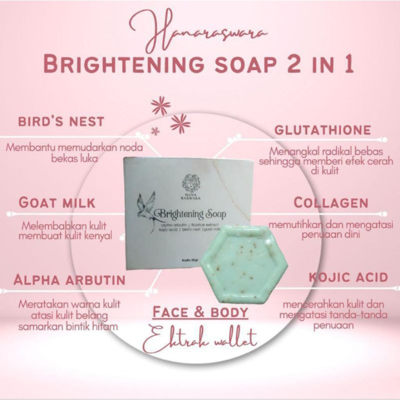 Jual Hana Raswara Brightening soap | Shopee Indonesia