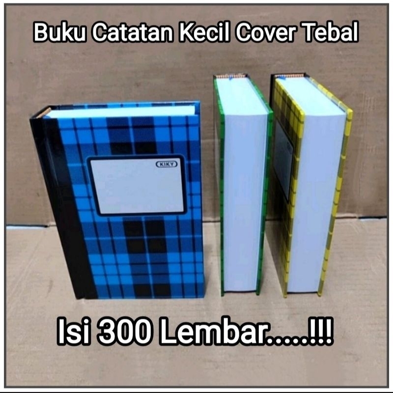 Jual 1 Pcs Buku Catatan Kecil 300 Lembar ( BONUS 1 PULPEN ) | Shopee ...