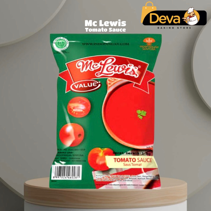 Jual Mc Lewis Tomato Sauce - Mc Lewis Saus Tomat 1kg | Shopee Indonesia