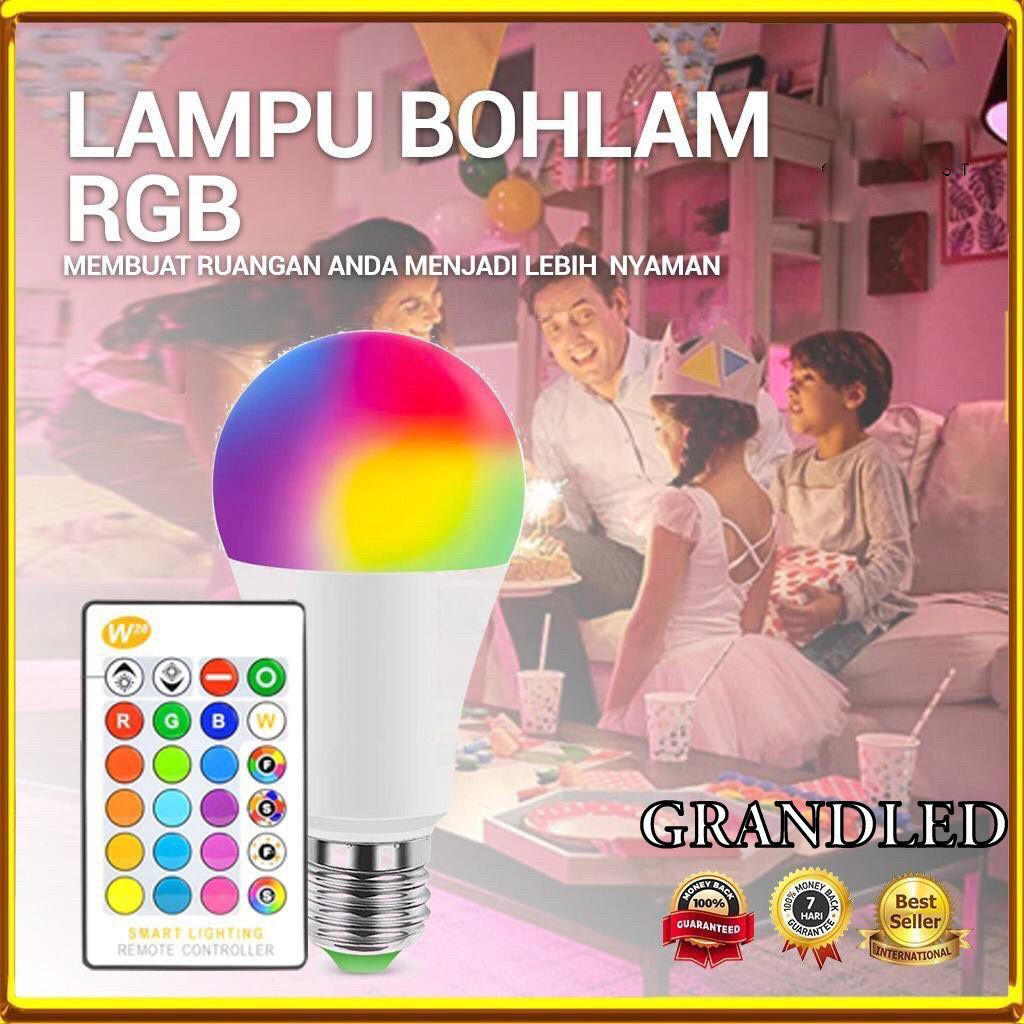 Jual LAMPU BOHLAM LED RGB BERUBAH WARNA REMOTE CONTROL ORIGINAL LAMPU ...