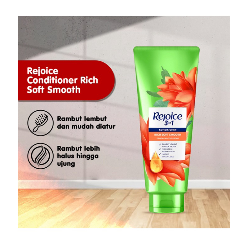 Jual Rejoice kondisioner Rich Soft Smooth 150 ml | Shopee Indonesia