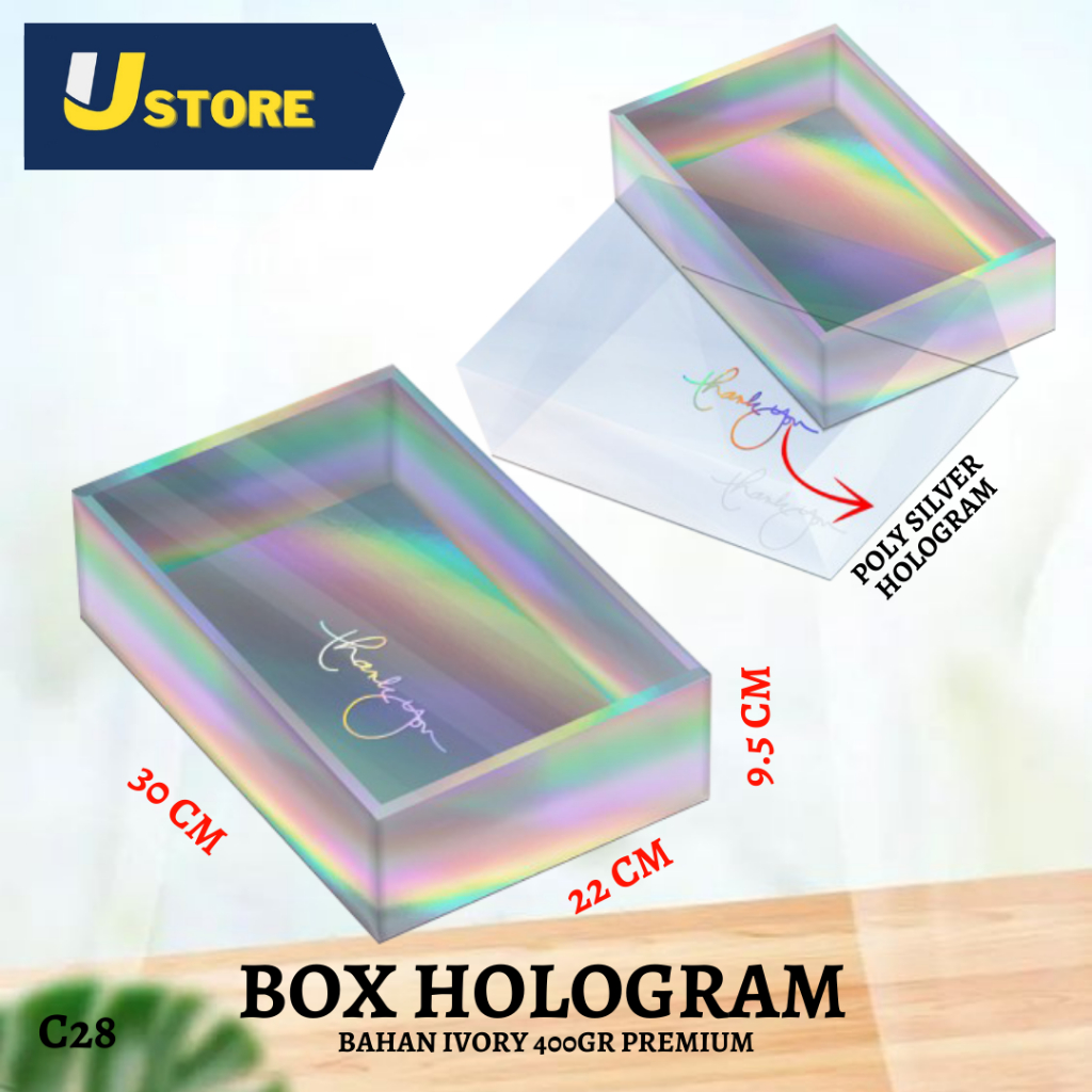 Jual Box Kado Mika / Box Hologram / Gift Box / Hampers Premium ...
