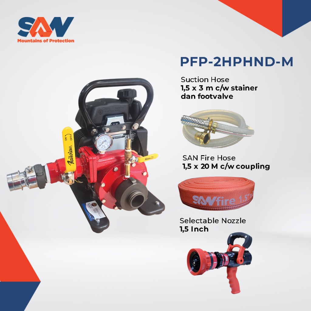 Jual SAN Fire - Pompa High Pressure Pump Pompa Jinjing 2 HP Pompa ...