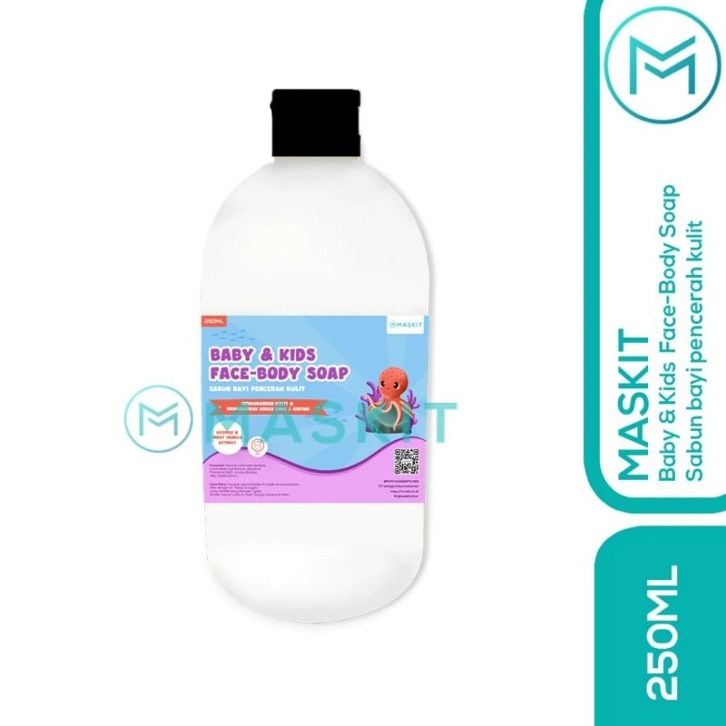Jual MASKIT SABUN BAYI & ANAK 250ML - MENCERAHKAN KULIT BABY KIDS ...