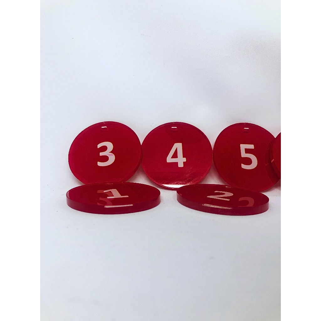 Jual Sign Nomor Locker Room Atau Lemari Custom Akrilik UV Print ...