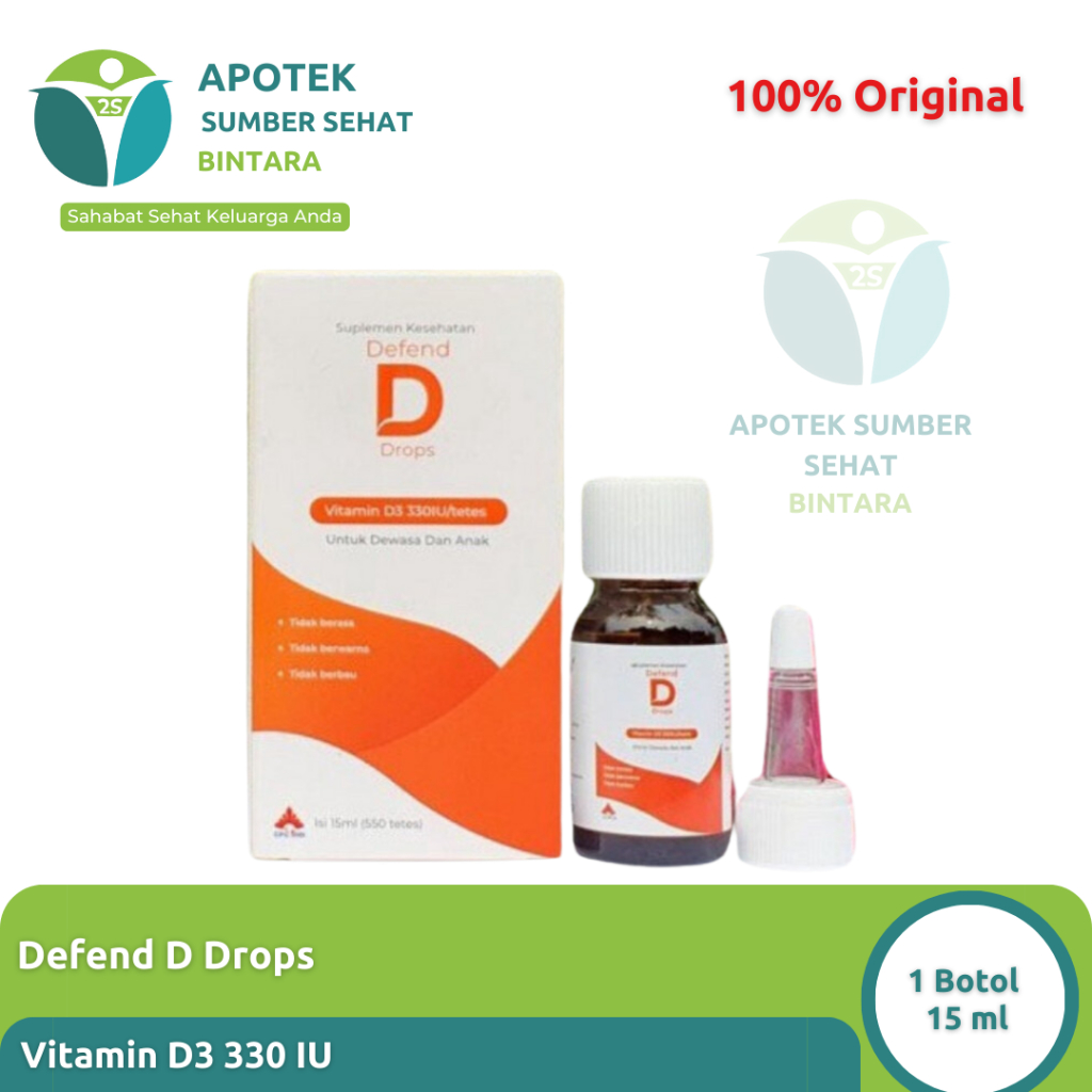 Jual Defend D Drops - Vitamin D3 330 IU | Shopee Indonesia