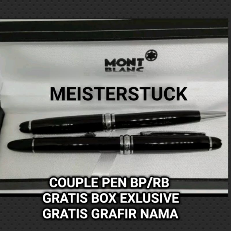 Jual Bollpoint Couple Mewah MOMBLNC Meisterstuck Gratis Box Dan Gratis ...
