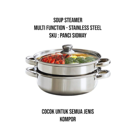 Jual PANCI KUKUS 28CM 2 SUSUN PANCI SIOMAY PANCI STEAMER PANCI IKAN ...