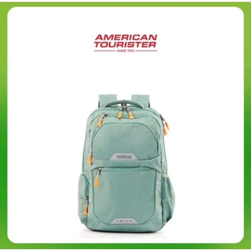 Jual Tas American Tourister Brett BTS Backpack 31 Liter Hadge Green ...