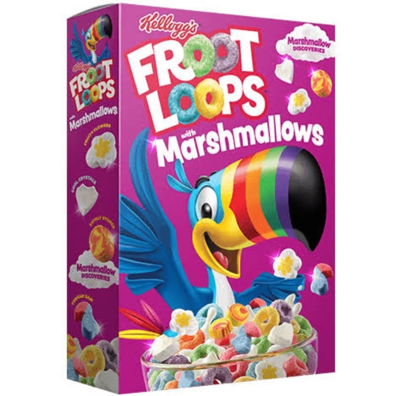 Jual Kelloggs Froot Loops with Marshmallow Cereal - Sereal Import ...