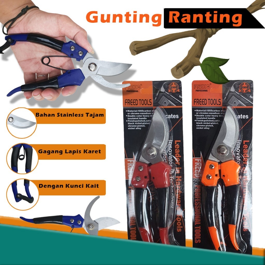 Jual RALALI Gunting Dahan Ranting Pohon Tanaman Gunting Pruning Shear ...