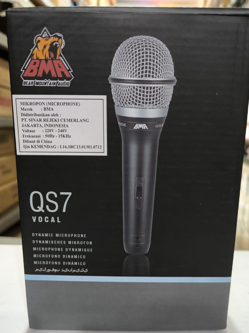 Jual MIC BMA QS7 Microphone Kabel Original | Shopee Indonesia