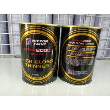 Jual THINNER HIGH GLOSS NIPPE 2000 NIPPON PAINT 1 LITER | Shopee Indonesia