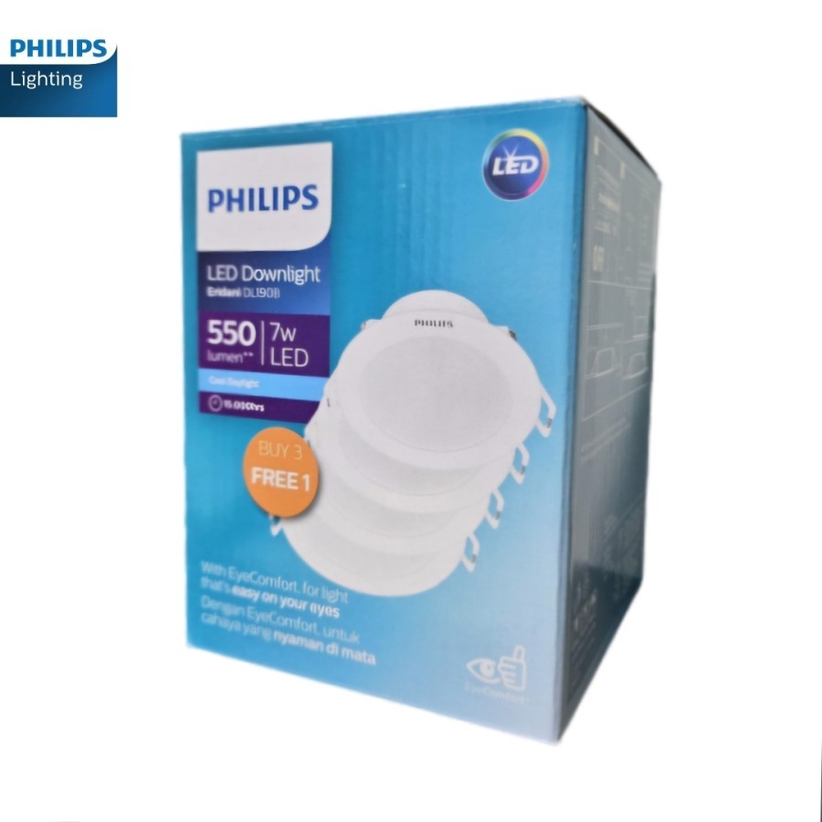 Jual PHILIPS ERIDANI MP Multipack Kemasan isi 4 biji Lampu Led ...