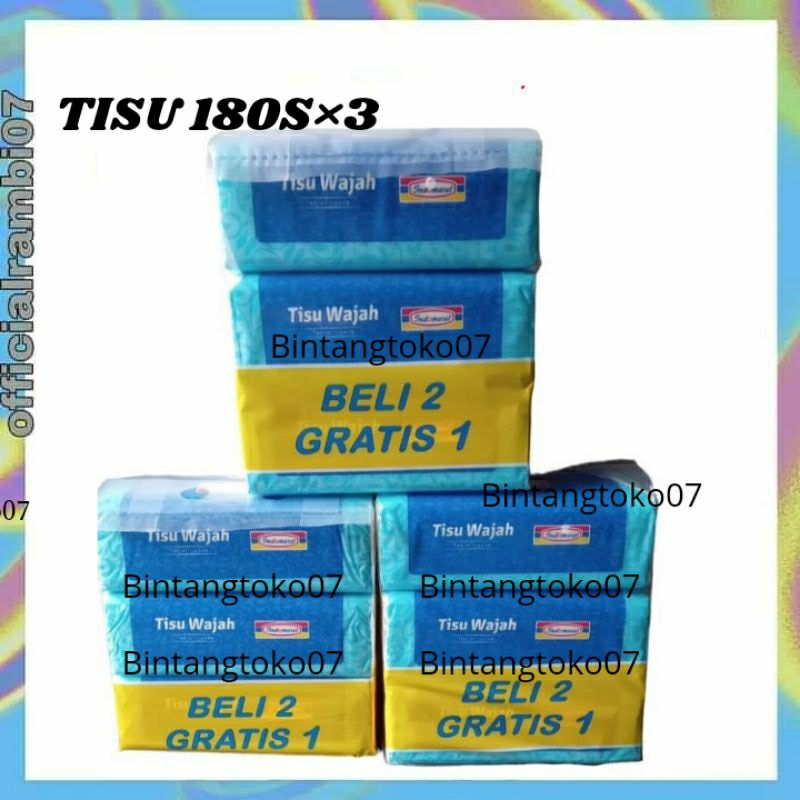 Jual Indomaret Facial Tissue 2 ply 180s×3 | Shopee Indonesia