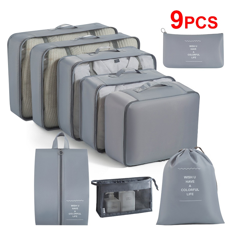 Jual Tas Travel Organizer Storage Bag Luggage Bag Tas Dalam Koper 9in1 ...