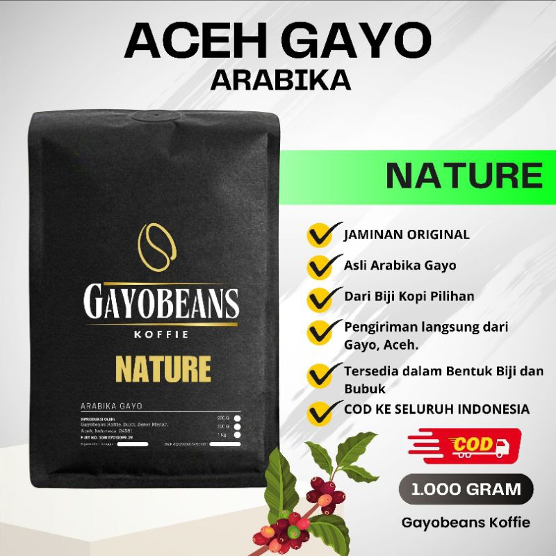 Jual KOPI GAYO NATURAL KLASIK Jenis Kopi ARABIKA GAYO ACEH GAYOBEANS ...