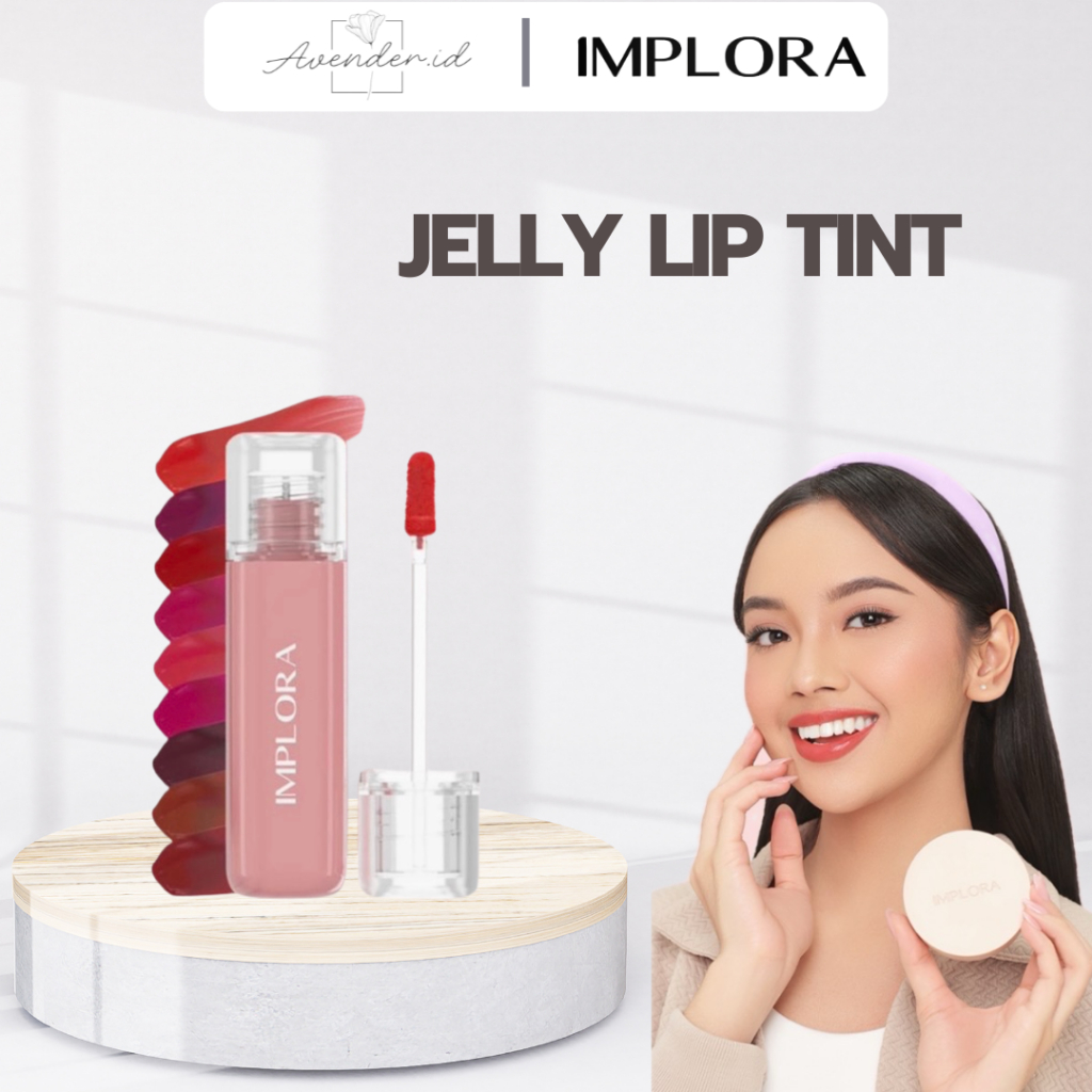 Jual (GET 1 GIFT) IMPLORA Lip Tint Jelly, lip tint implora, lip stain ...