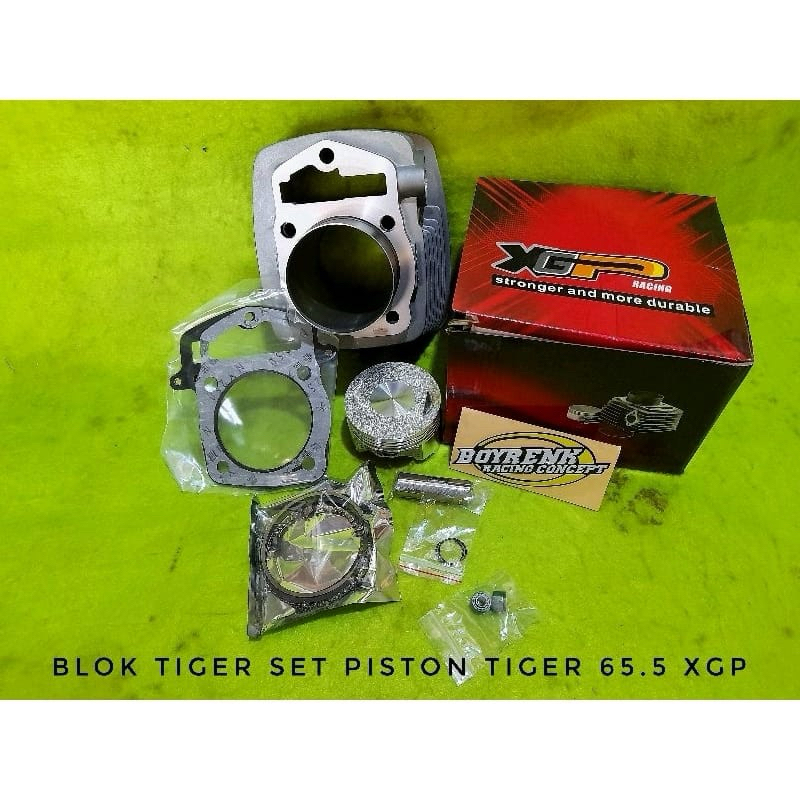 Jual CYLINDER BLOK TIGER SET PISTON 65.5 XGP - BOYRENK RACING CONCEPT ...