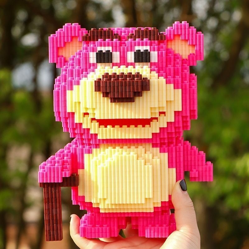 Jual TSC Nano Blocks LOTSO BEAR 3D Model, Mainan Blok Susun, Blok ...