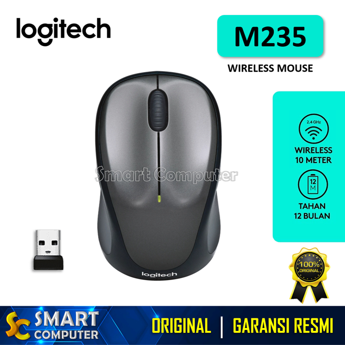 Jual Logitech M235 Mouse Wireless Original | Shopee Indonesia