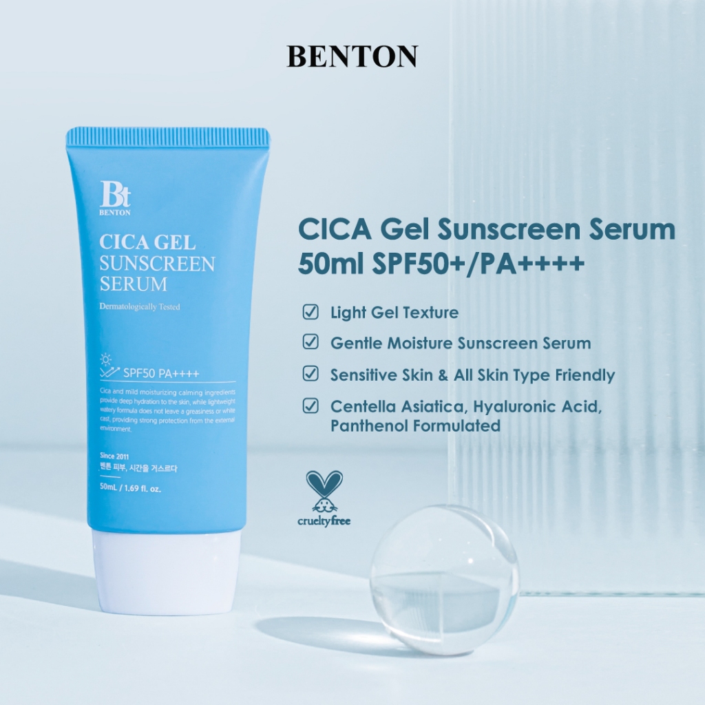 Jual Cica Gel Sunscreen Serum 50ml | Shopee Indonesia