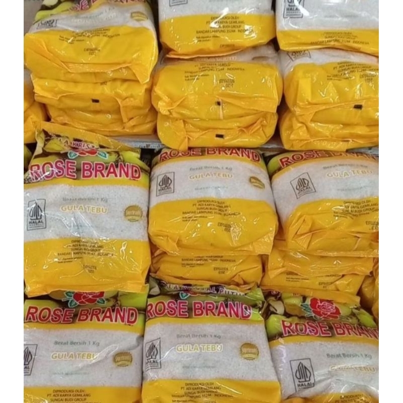 Jual Paket Gula Rose Brand Kuning 1kg (5pcs) | Shopee Indonesia