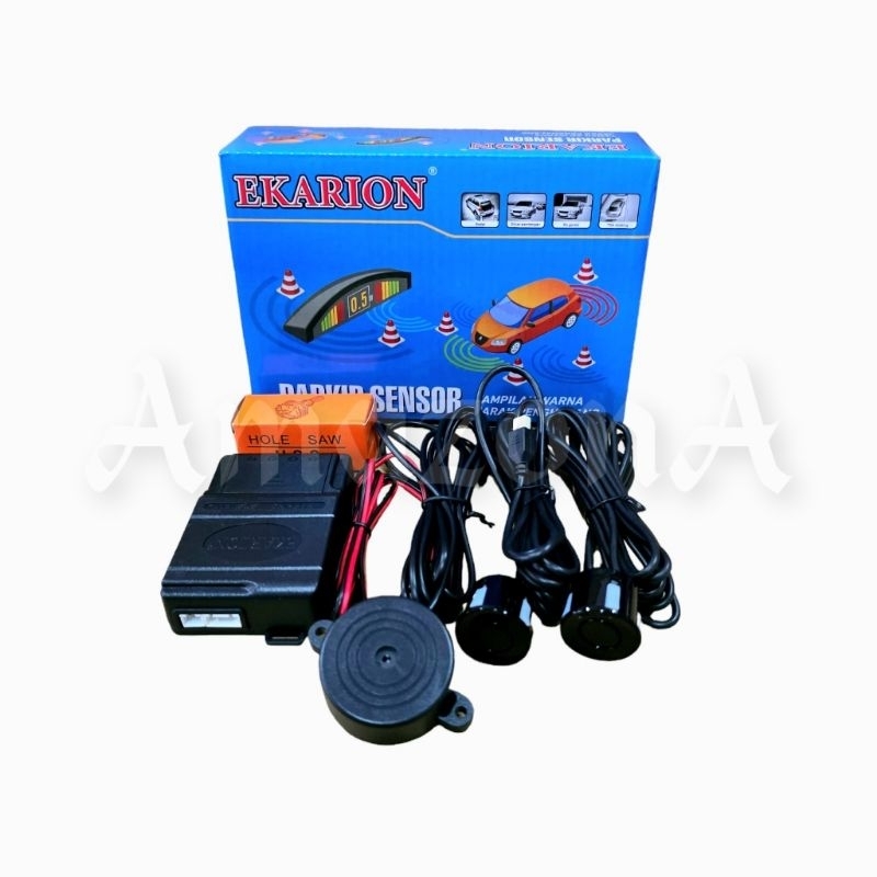 Jual Sensor Parkir Mundur Mobil 2 Titik Parking Sensor 2 Mata Ekarion ...