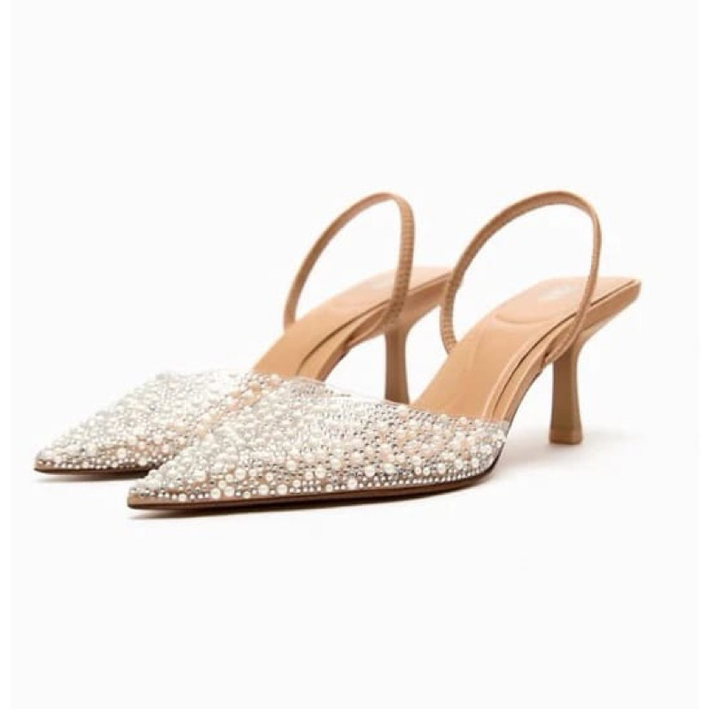 Jual Sepatu Heels Pesta Wanita ZS Sepatu Heels Pesta Mewah Sepatu Heels ...