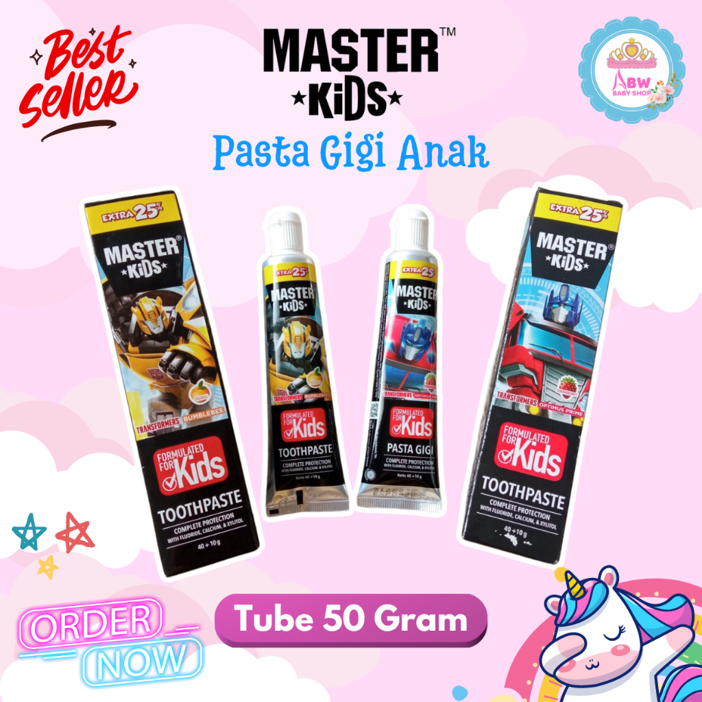 Jual Master Kids Toothpaste / Pasta Gigi Anak Series Hero Untuk Cegah Gigi Berlubang Kemasan ...