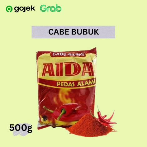 Jual Cabe Bubuk Tabur Instan/ Cabe Bubuk Aida 500 Gram | Shopee Indonesia