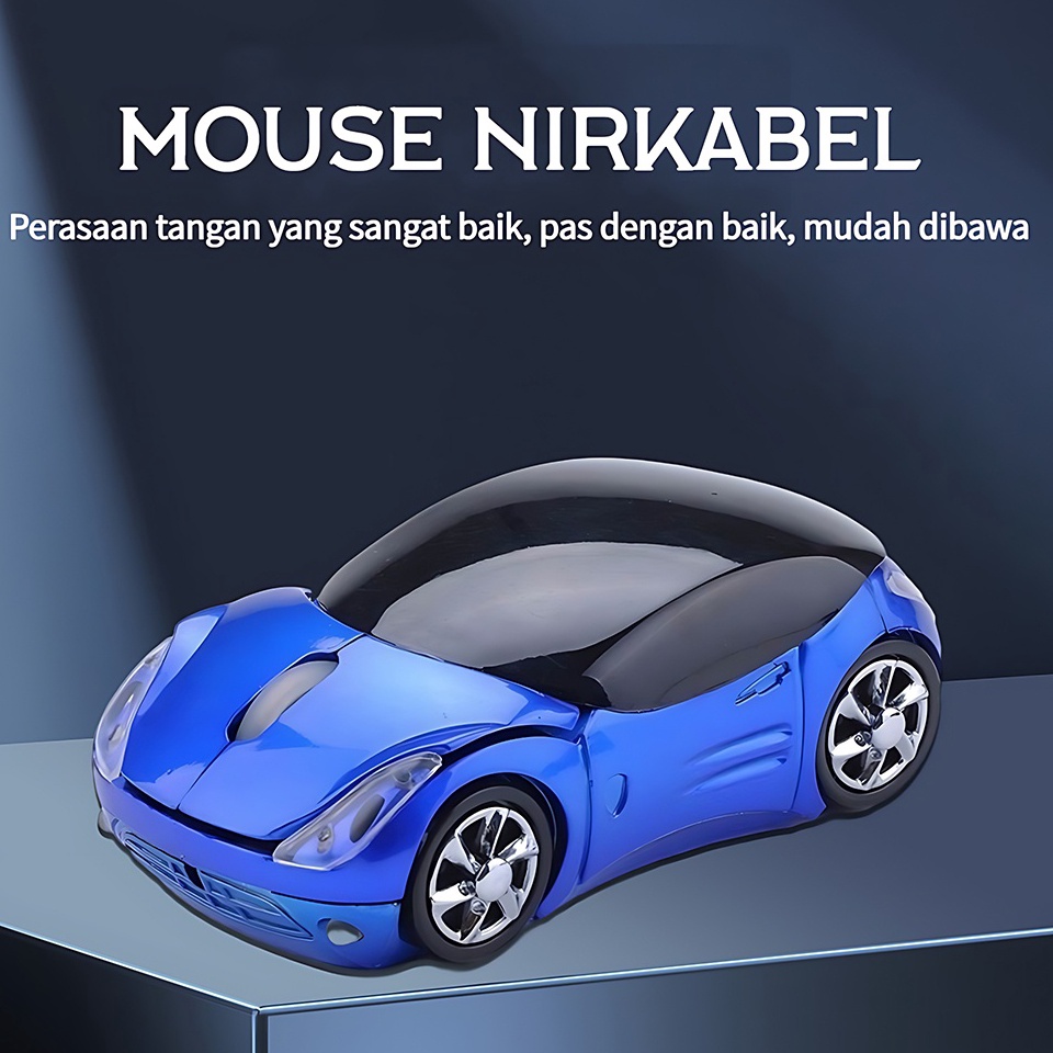 Jual Mouse Wireless mobil Ferrari unik Optical Wireless Optical Mouse ...
