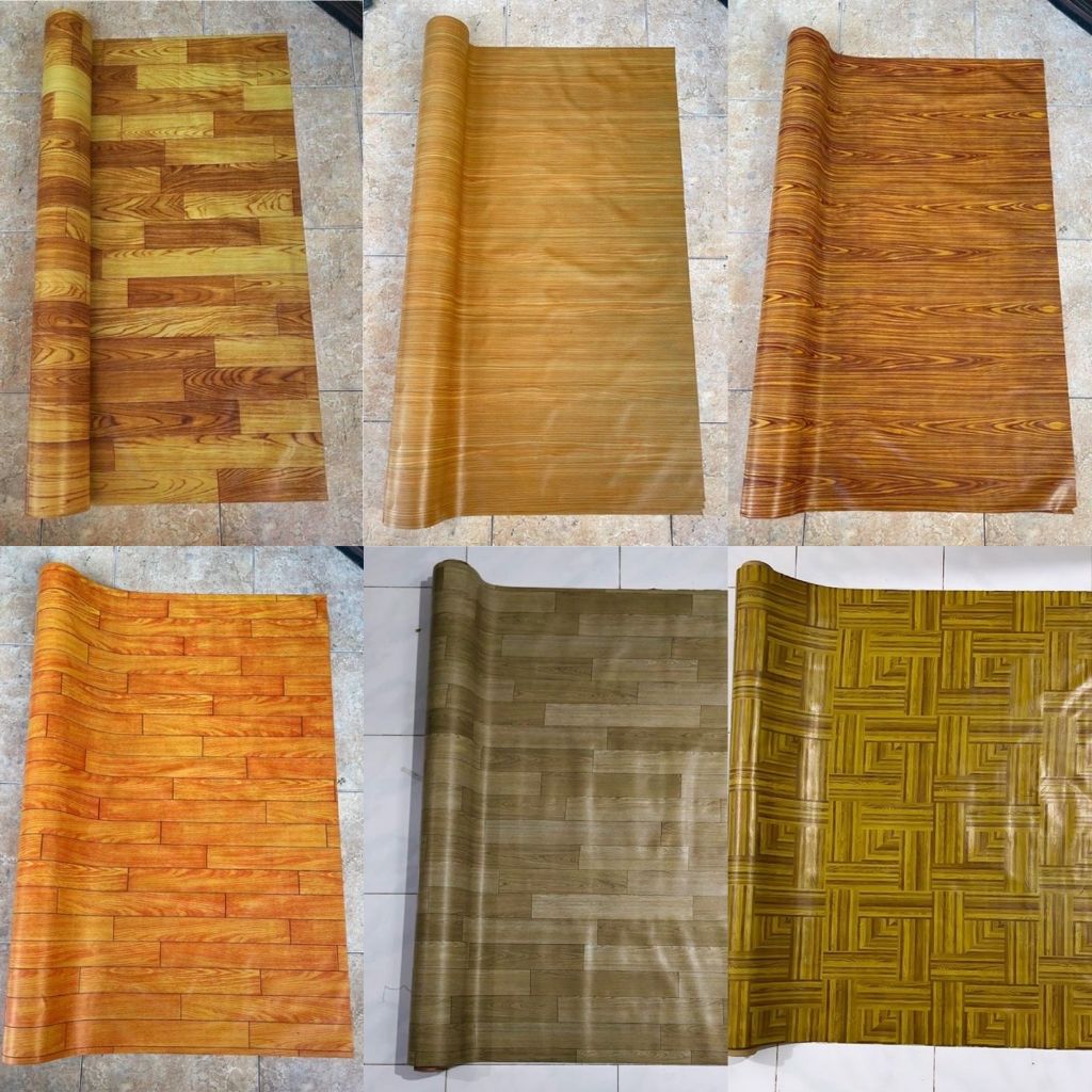 Jual Karpet Plastik Lantai ( MOTIF KAYU ) Meteran / Perlak Vinyl Lebar ...