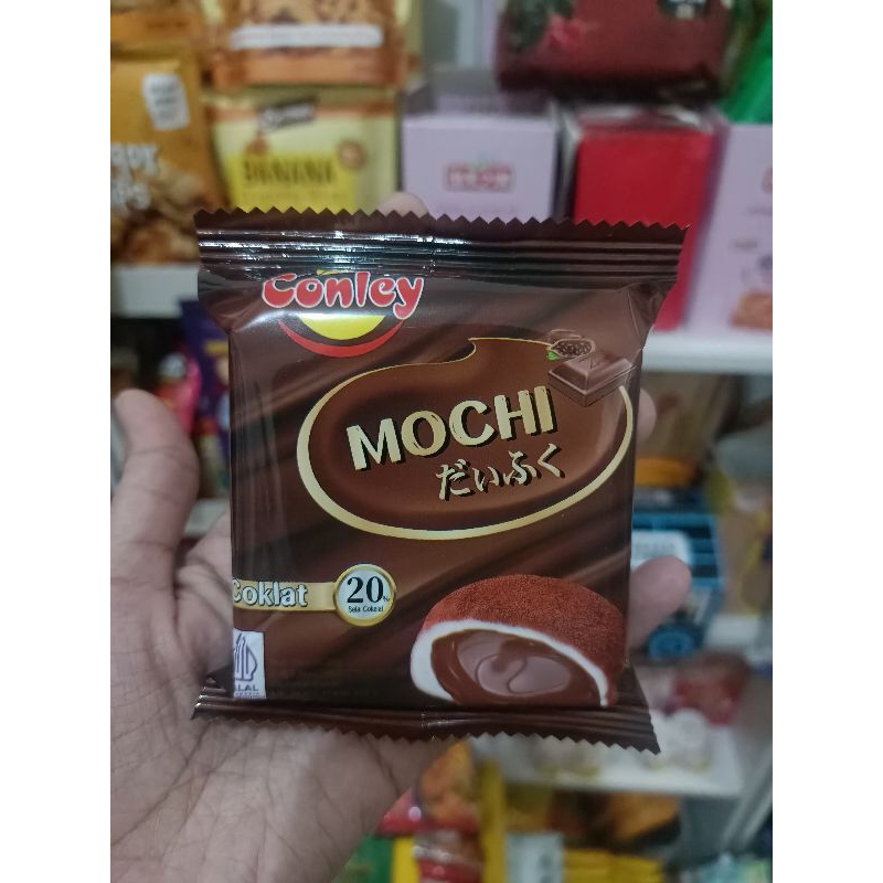 Jual HALAL MOCHI CONLEY SUPER COKLAT 12PCS | Shopee Indonesia