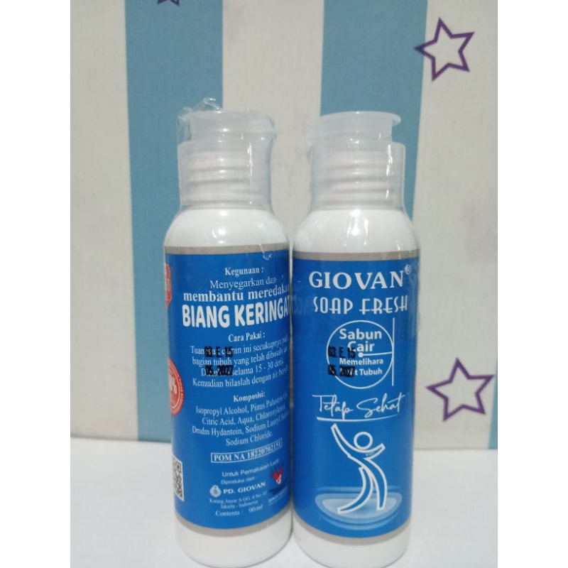 Jual Sabun Giovant biru fresh soap 90ml | Shopee Indonesia