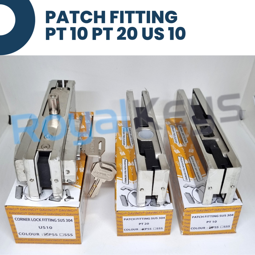 Jual Set Patch Fitting PT 10 20 US 10 Penjepit Jepitan Engsel Pintu ...